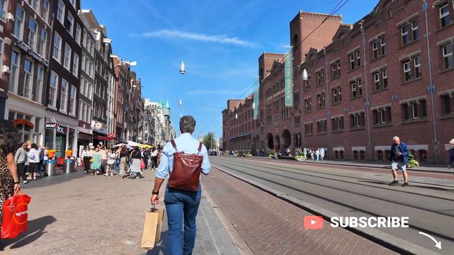 Amsterdam End of Summer Afternoon Walk Leidseplein to Dam Square