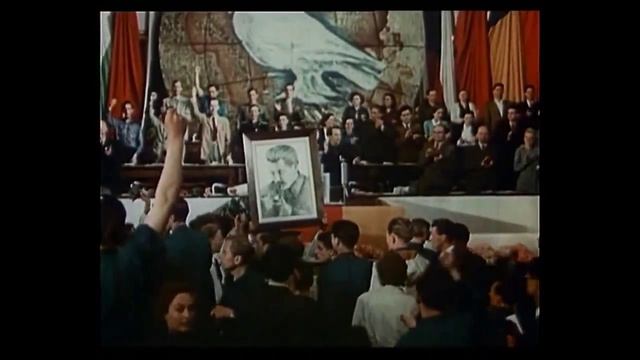 День рождение Сталина в ГДР. 1953 год