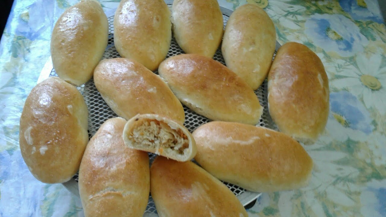 Пирожки постные с квашеной капустой рецепт выпечки.