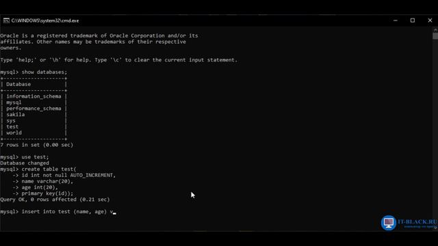 Работа с AUTO_INCREMENT в таблицах MySQL.
