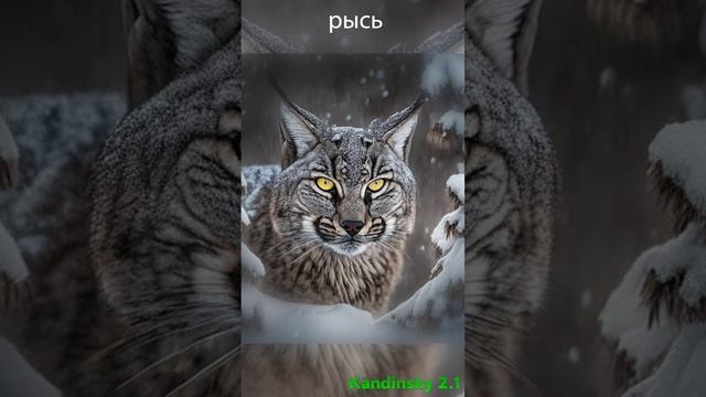 Дикие хищные кошки от нейросети Сбера Kandinsky 2.1