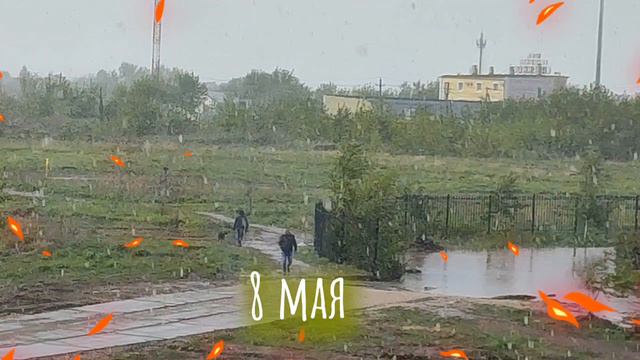 У камина в плохую майскую погоду