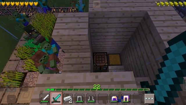 10 дней выживание в зомби апокалипсисе в майнкрафт. День 6.