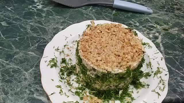 Салат на НОВОГОДНИЙ стол ЗАГАДКА.