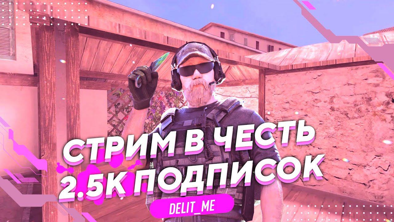 Стрим в честь 2.5к подписчиков