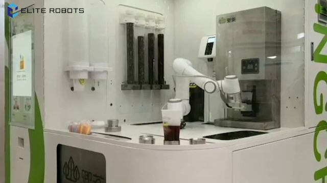 Кобот Elite Robots для автоматизации приготовления напитков