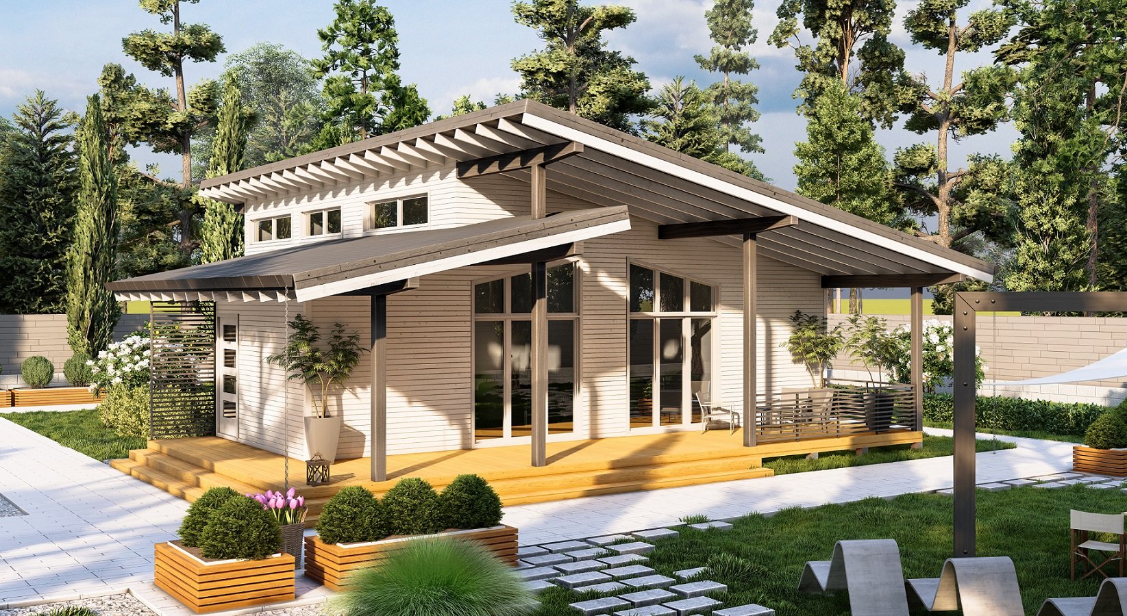 Проект финского дома 121 кв.м.