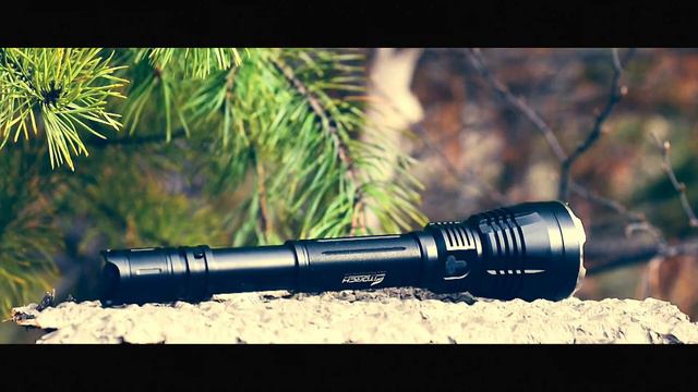 Фонарь FiTorch PR40 поисковый дальнобойный USB зарядка, светофильтры