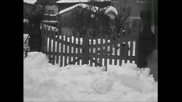 Кинохроника, Франция. Сильные Метели В Центральной Франции 1958. France. Heavy Snowstorms