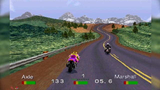 Road Rash (1994) PS 1/ Level 3. Sierra Nevada. Super Bike Corsair Raven N 600cc