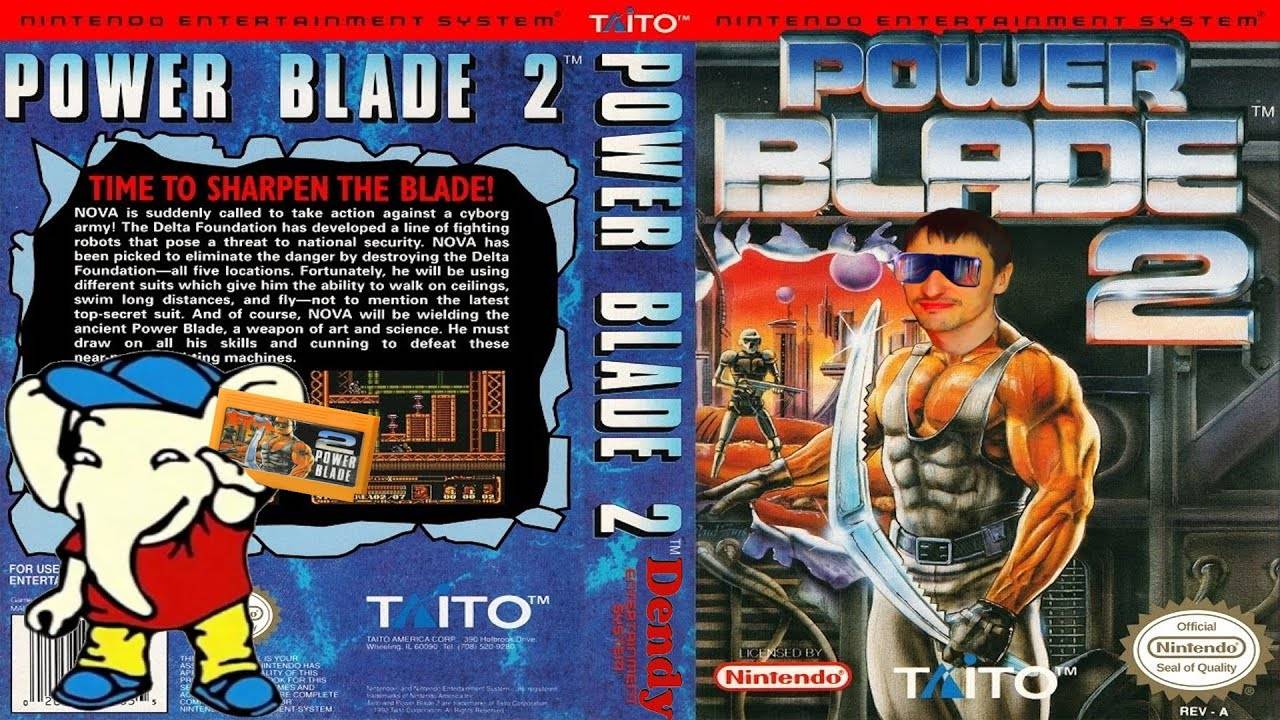 Power Blade 2 - Dendy/NES + бонус Super Mario Bros