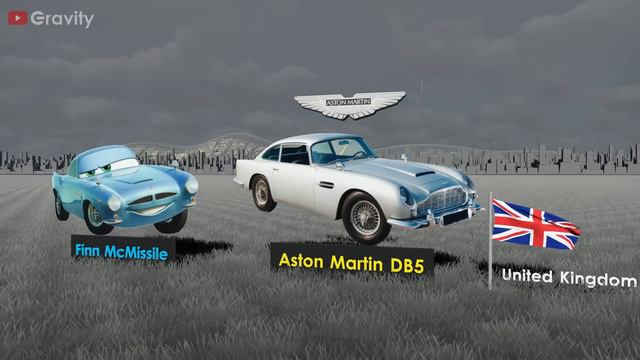 Автомобили и персонажи в реальной жизни (Сравнение)