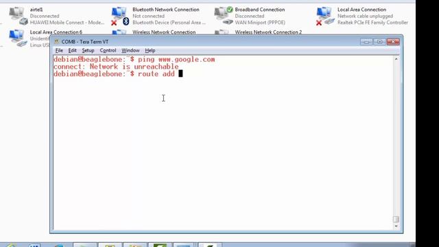 Embedded Linux course  Part 6 _ Beaglebone Black Networking