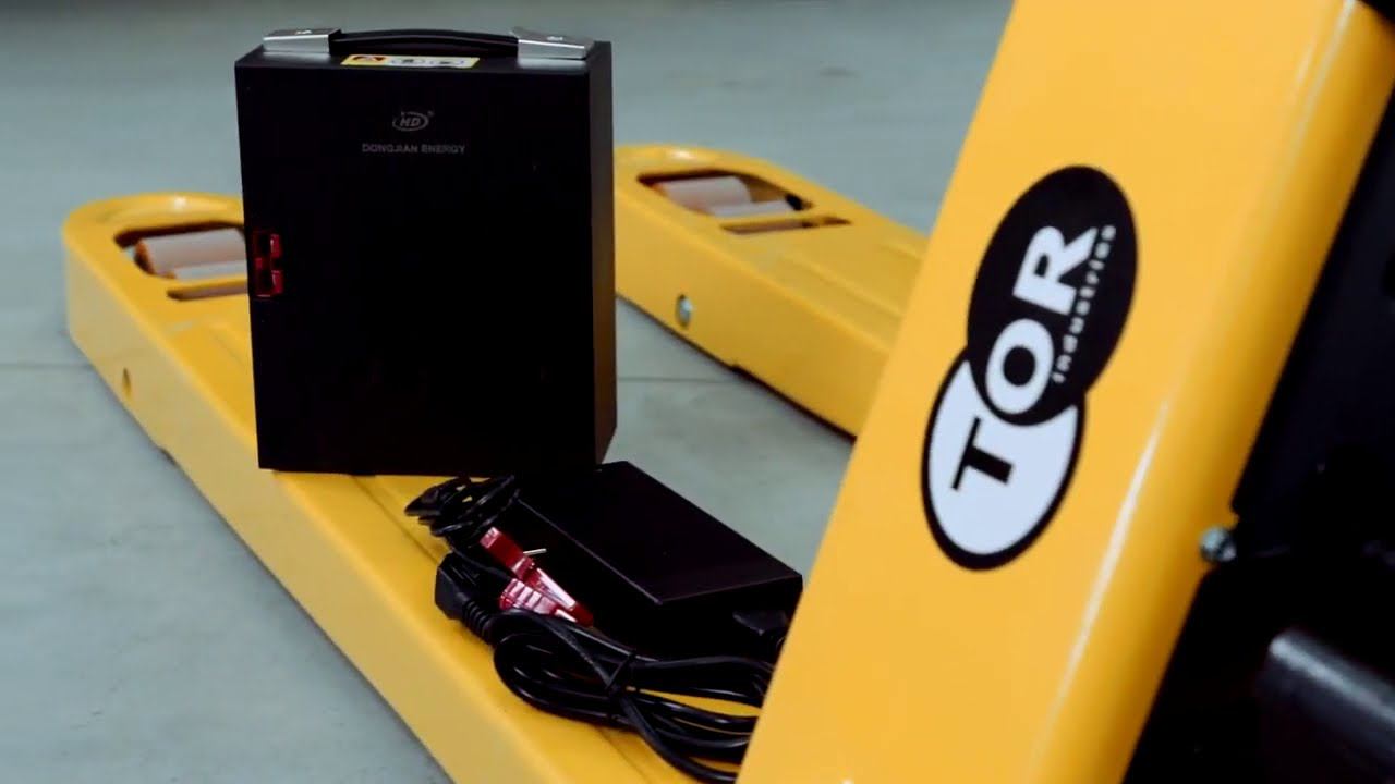 Рокла с электропередвижением TOR PPT18H - гидравлические тележки для склада и производства - КИИТ