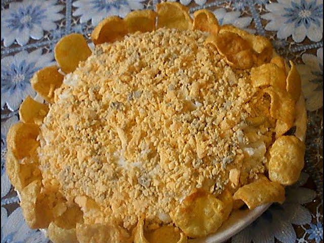 Салат" Подсолнух"