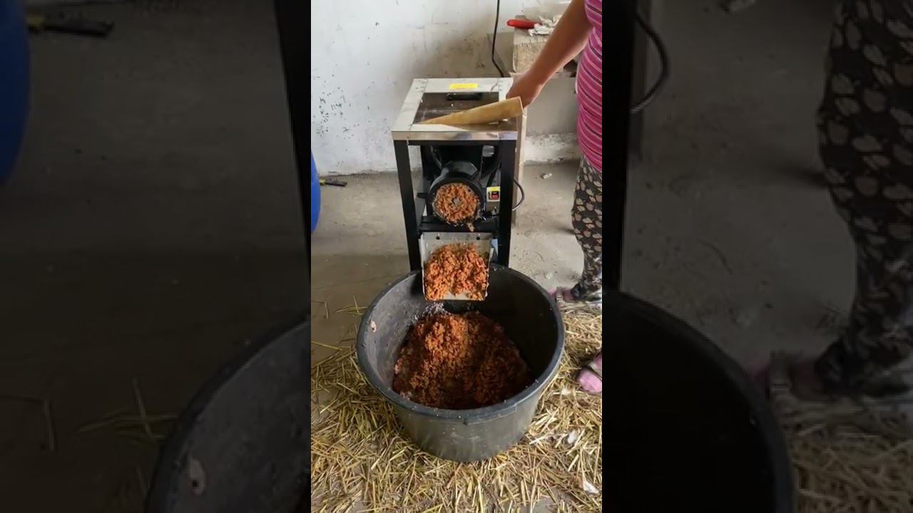 Промышленная мясорубка модель 42 черная костедробилка измельчитель шредер