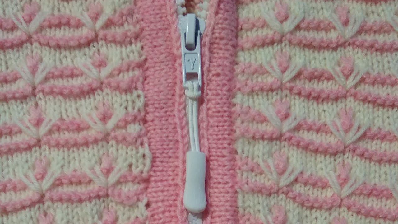 Как вшить замок молнию в вязаные изделия//МК