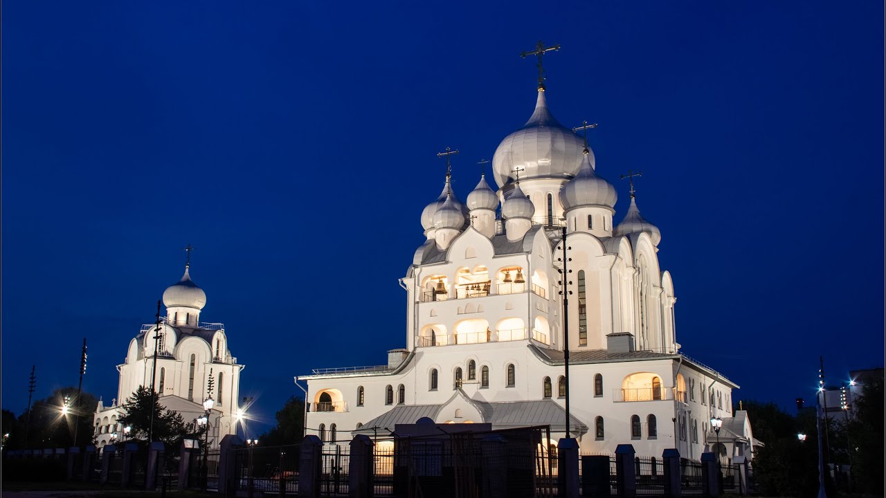 Создание единого светового оформления ансамбля храмового комплекса на Пискаревском проспекте