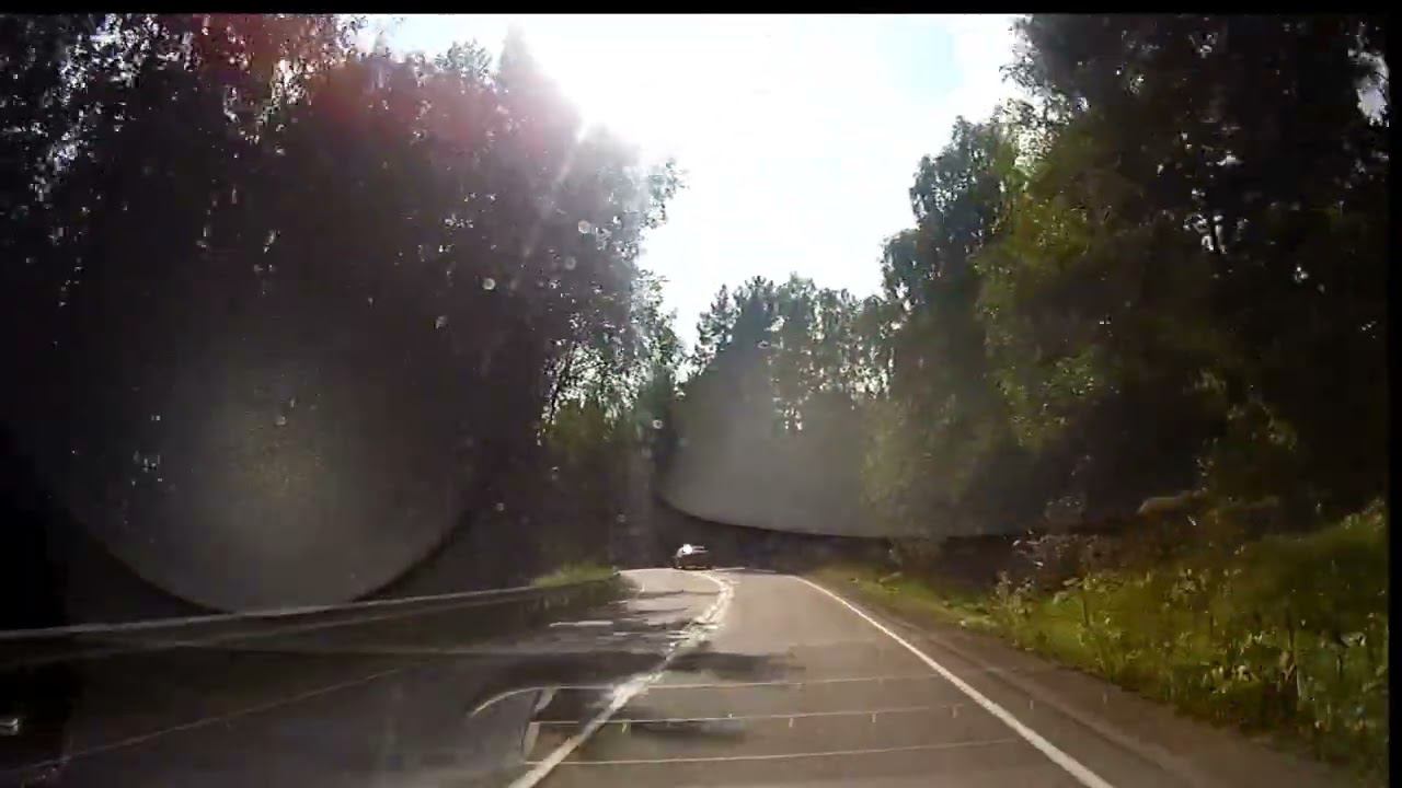 Карелия. Участок федеральной трассы Сортавала - Приозерск - Санкт-Петербург. 26.08.2023