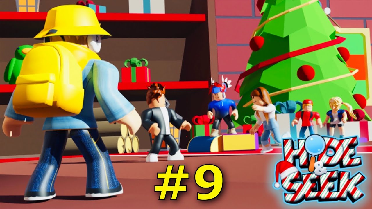 Roblox #9 Mega Hide and Seek! РОБЛОКС КРУТОЕ НОВОГОДНЕЕ ОБНОВЛЕНИЕ! ВИДЕОИГРА ОНЛАЙН! Dilurast GAME