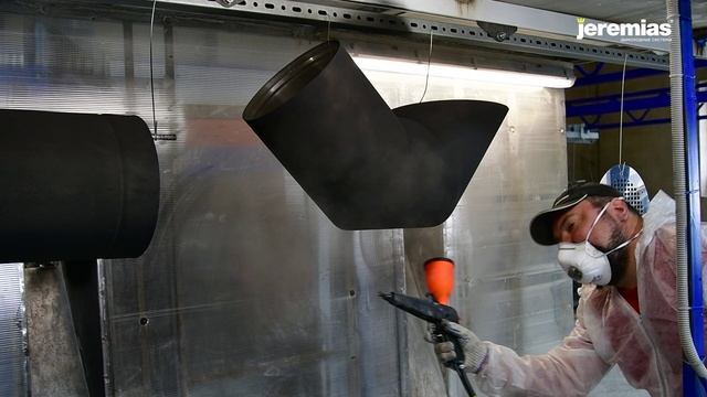 Порошковая покраска дымоходов Jeremias Rus