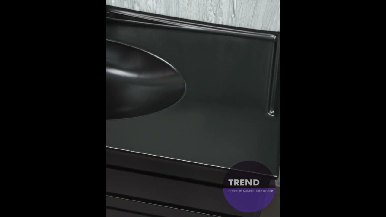 Комплект мебели для ванной комнаты SUITE VINTAGE, в черном цвете, итальянской фабрики BERLONI BAGNO