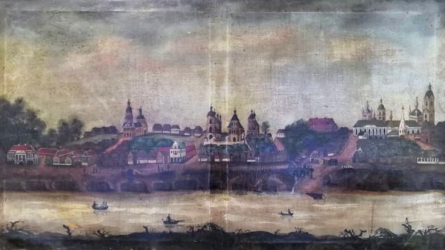 Картина И.С. Грибкова «Вид города»