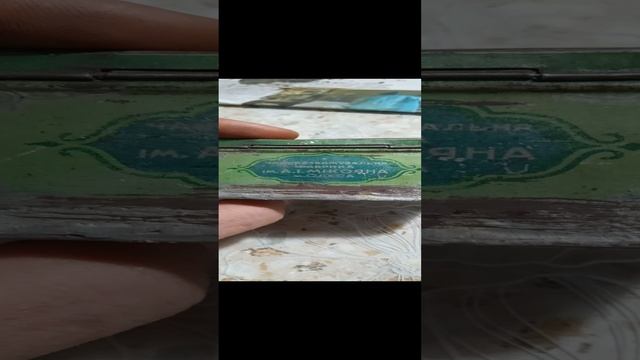 Винтажная баночка из-под чая.mp4