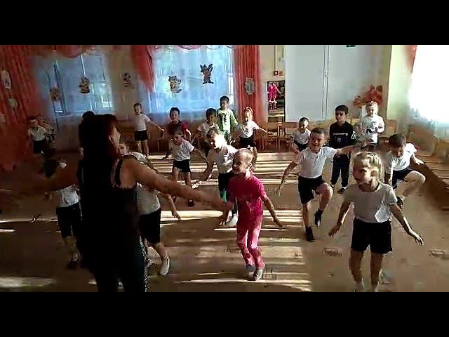 Ритмическая гимнастика с элементами кинезиологических упражнений.