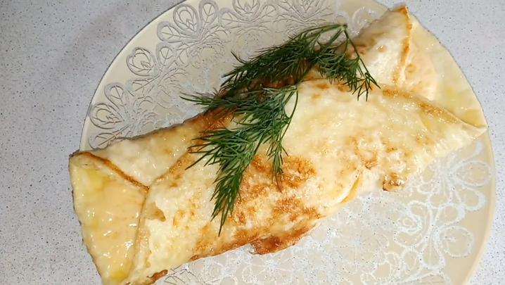 Рулет яичный с сыром. Вкуснятина  на завтрак..mp4