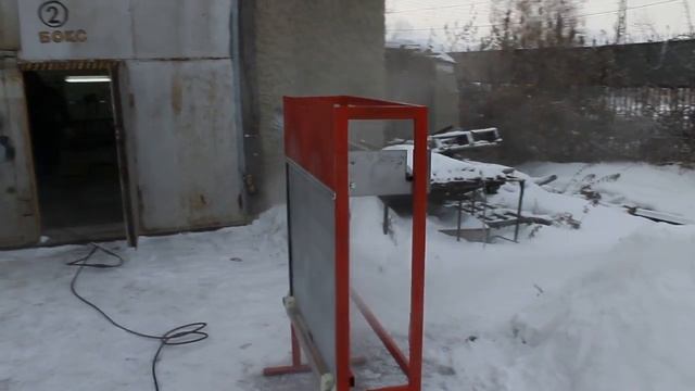 Испытание шторных дверей при экстремально низких температурах