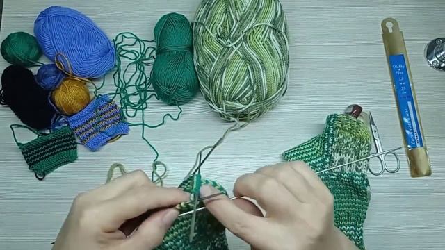 Носки методом Хеликс. Как я вяжу. Часть 2. Архив от 14.11.2022г.