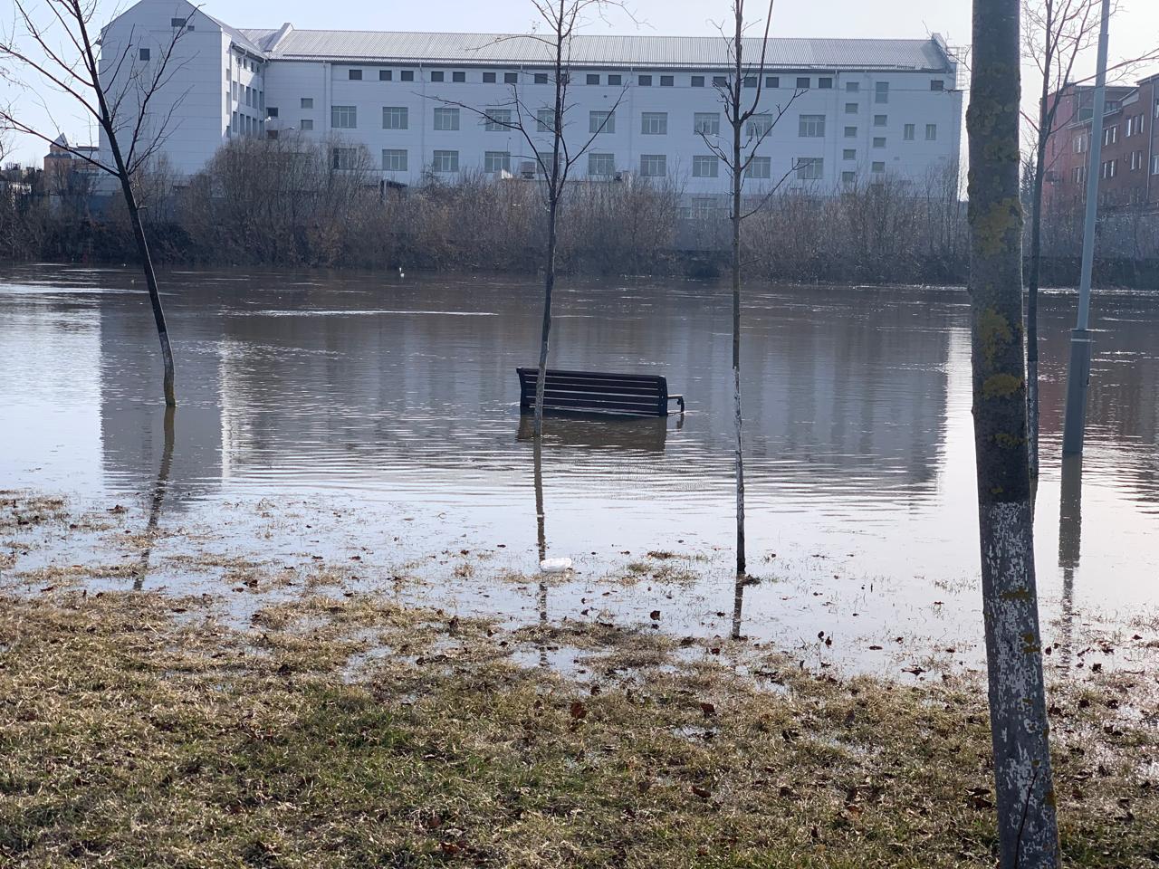 Подъем реки в Туле (Половодье) 4 апреля 2024 г.