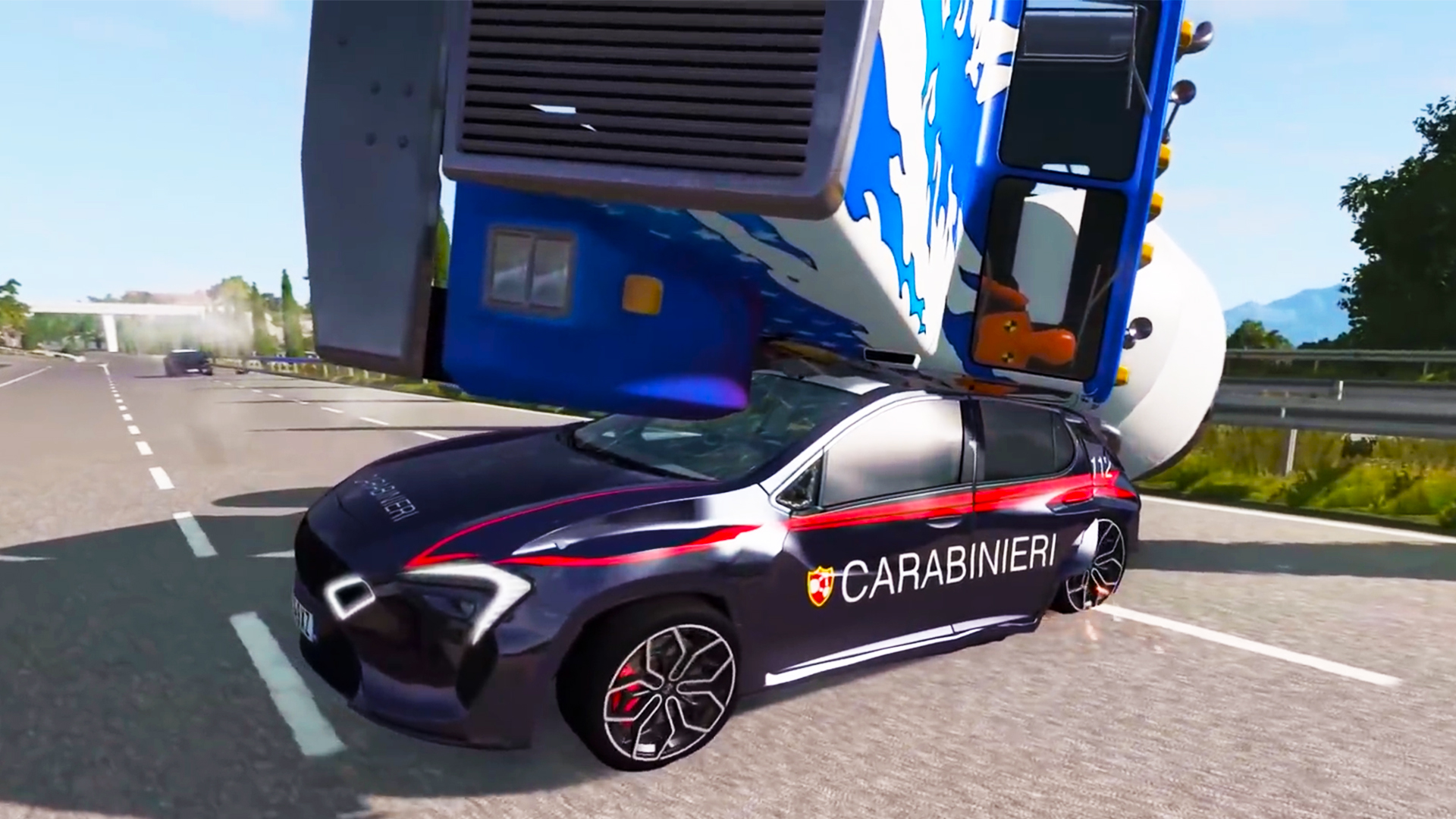 Beamng drive - полицейская погоня 16 | HITGAMEZ