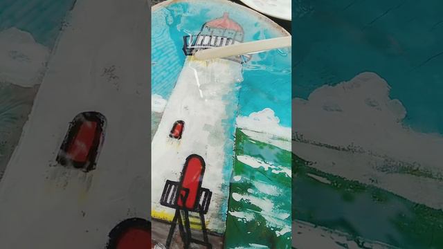 Эпоксидная смола и акриловые краски🎨