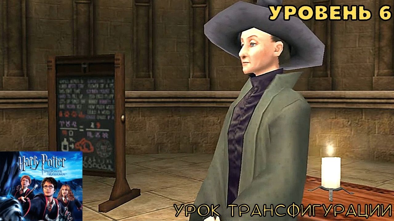 Harry Potter And The Prisoner Of Azkaban - Уровень 6 - Урок трансфигурации