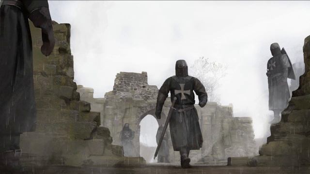Knight Hospitaller Chants - Рыцари поют под дождем