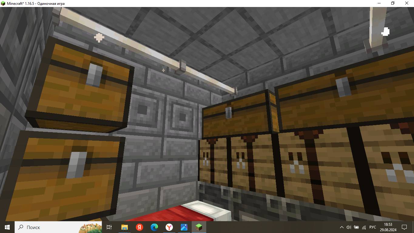 Подземная шахтёрская база в Minecraft| Тайзер Minecraft