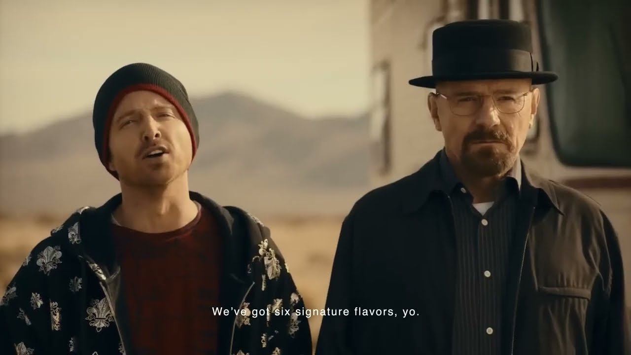 Уолтер Уайт и Джесси Пинкман : Во все хрустяжкие (SuperBowl ролик по версии Кураж-Бамбей)