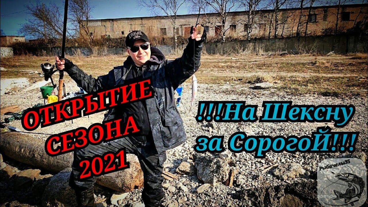 Рыбалка в "4к" на Фидер на Шексне в Апреле 2021!!!