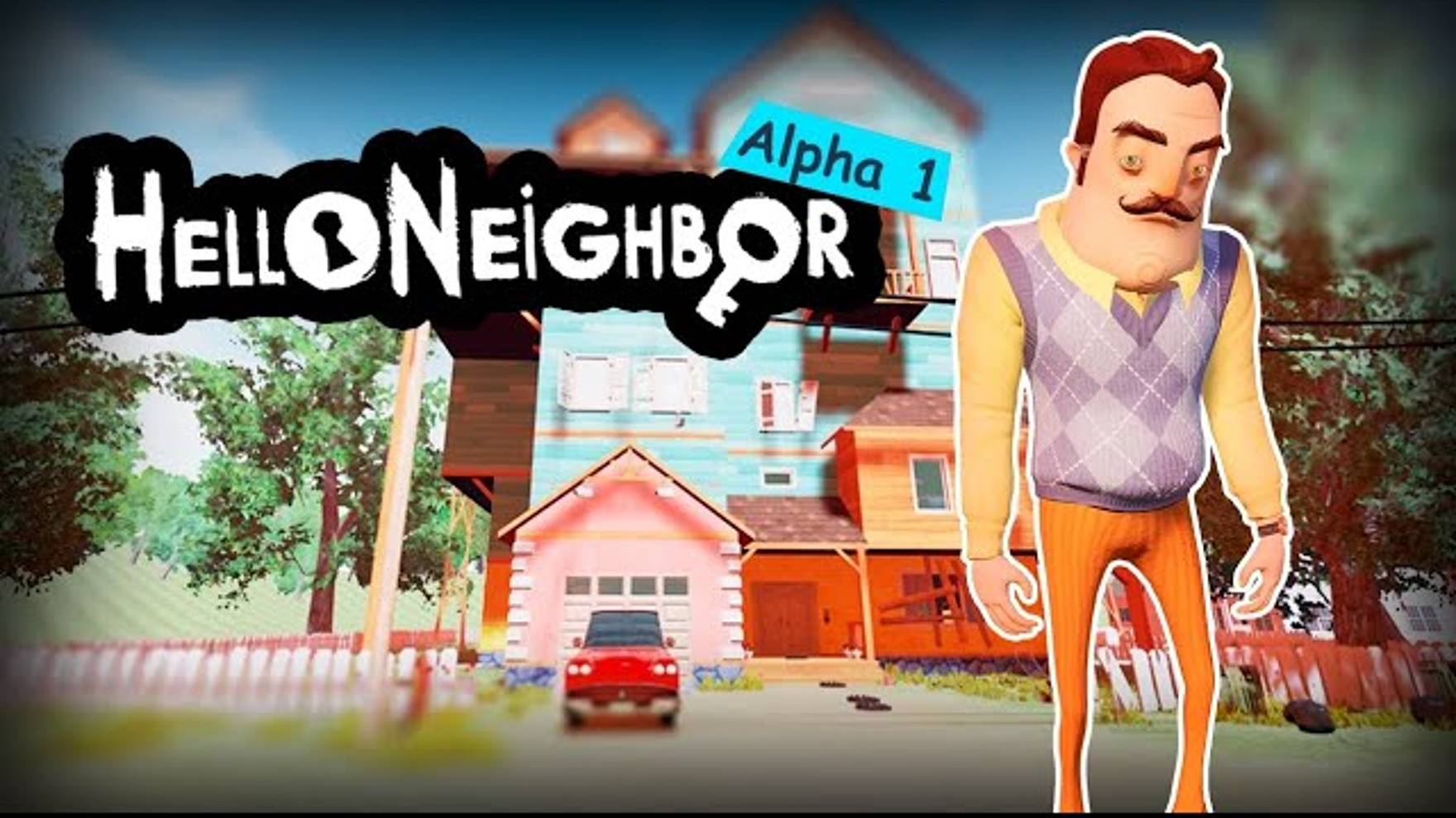 Прохождение Hello Neighbor Alpha 1|У соседа появилься второй этаж!