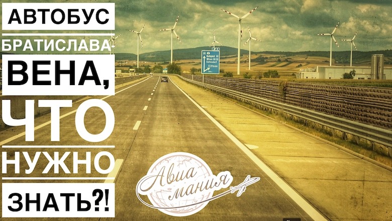 Как добраться из Братиславы в Вену на автобусе | #Авиамания