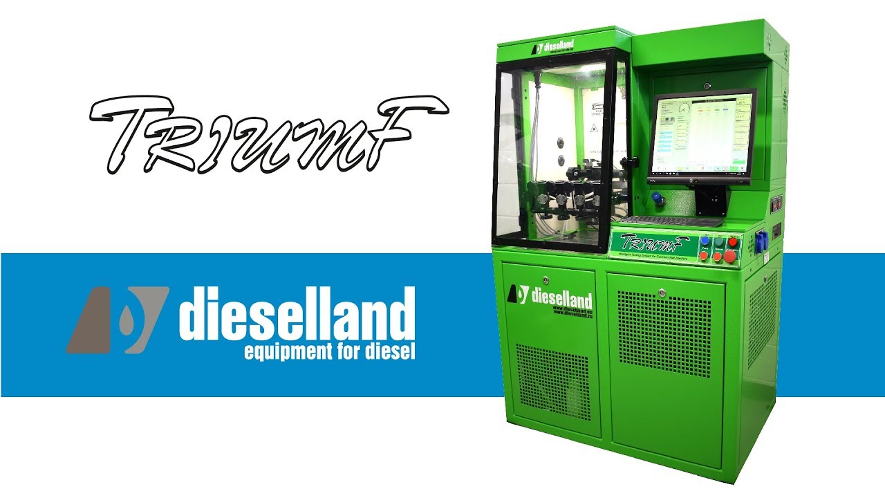 TRIUMF. Стенд для проверки форсунок Common-Rail с возможностью кодирования.mp4