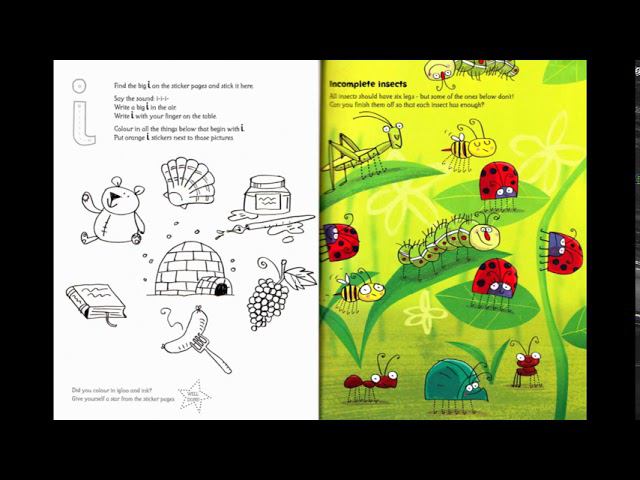 I (буквы и звуки Usborne)