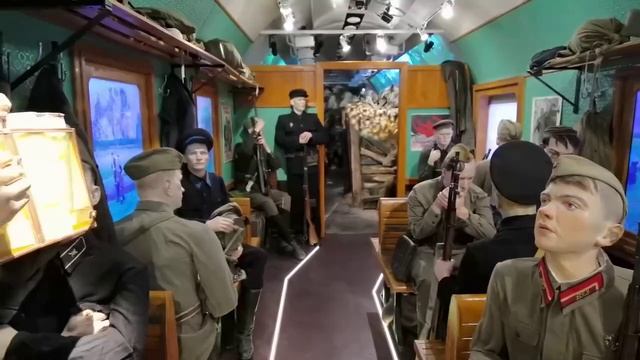 Поезд Победы.  инсталляция 4я часть