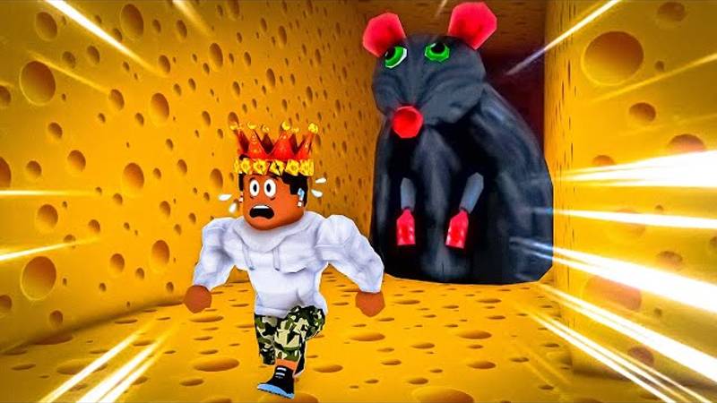 Roblox- побег от КРЫС!!!!