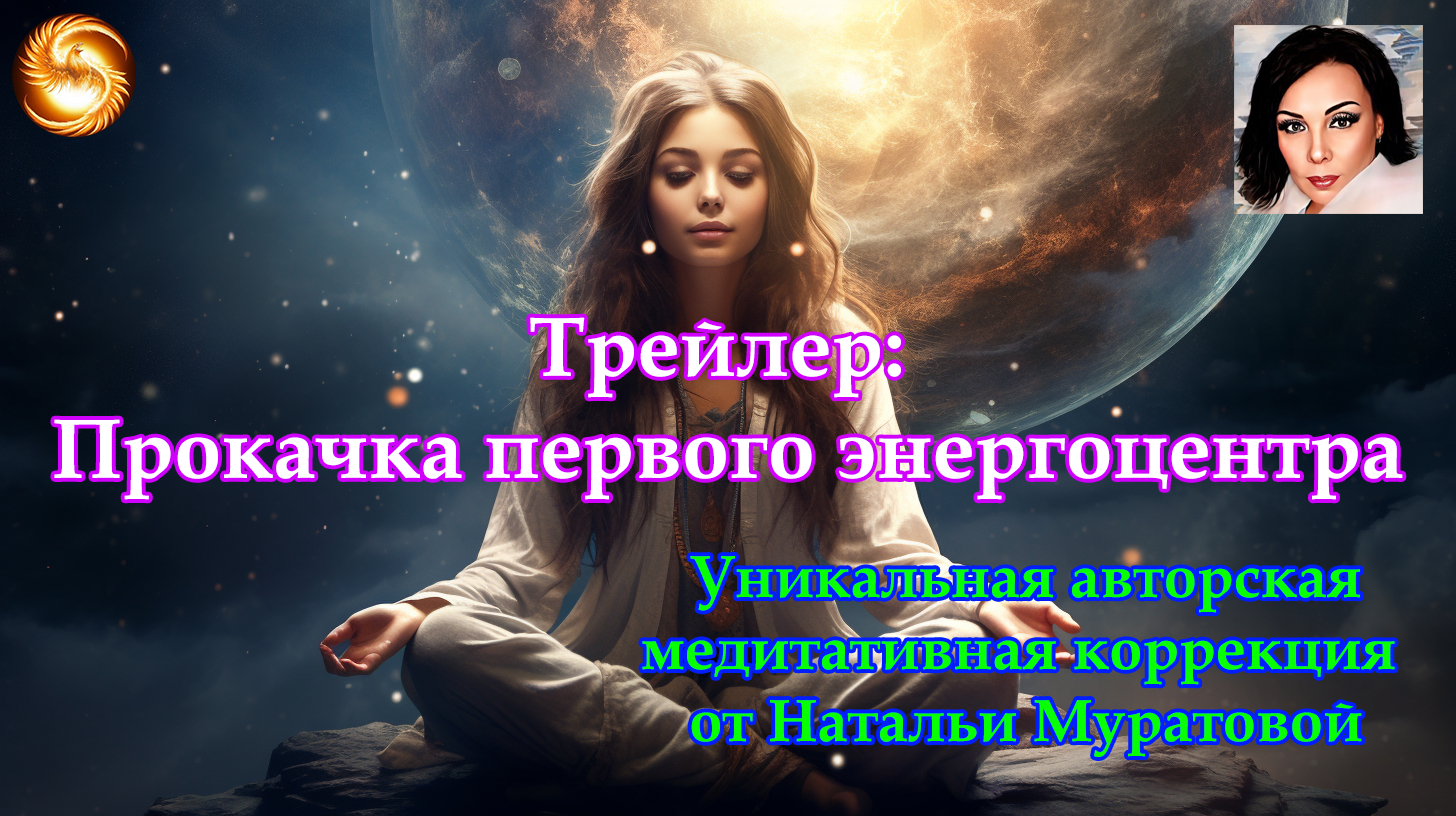 "Трейлер. Прокачка первого энергоцентра". Авторская медитативная коррекция от Натальи Муратовой