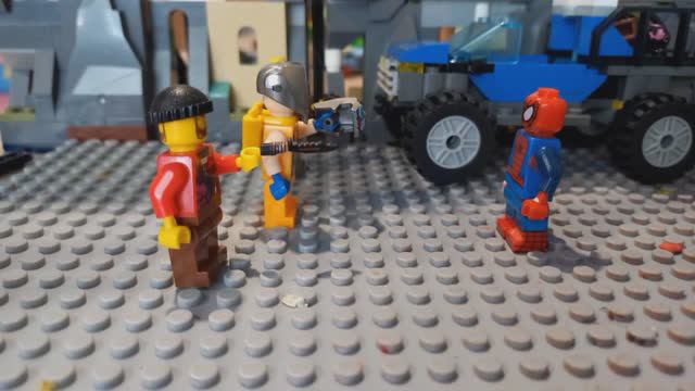 лего анимация человек паук 4 серия шокер