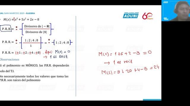 San Marcos Anual 2021 | Semana 12 Álgebra
