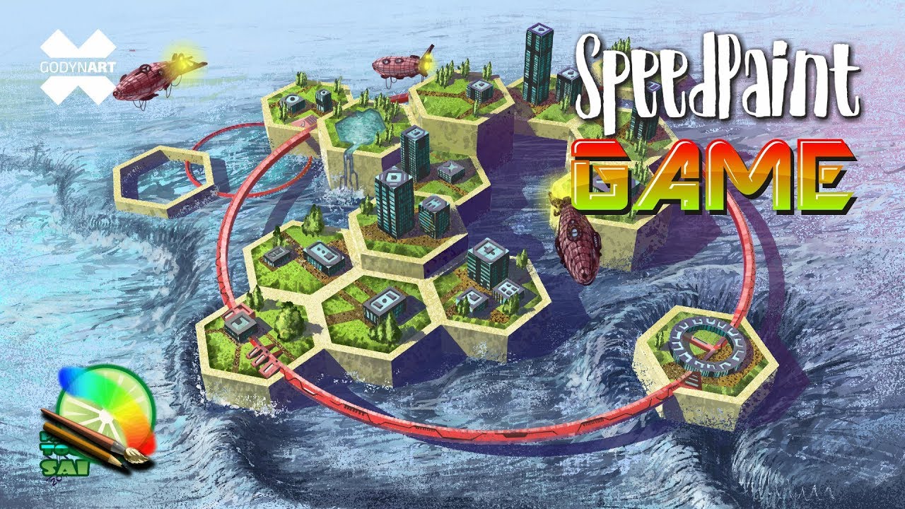 Autodesk 3ds Max + Paint Tool Sai 2